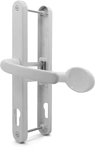 TSS UPVC Door Handles Set - Lever Moveable Pad - 92mm / 62mm PZ ...