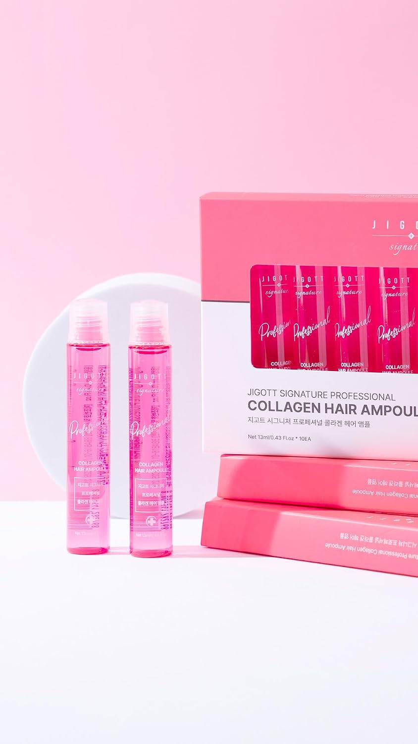 Amazon.com: Jigott - Signature Professional Collagen Hair Ampoule, K ...