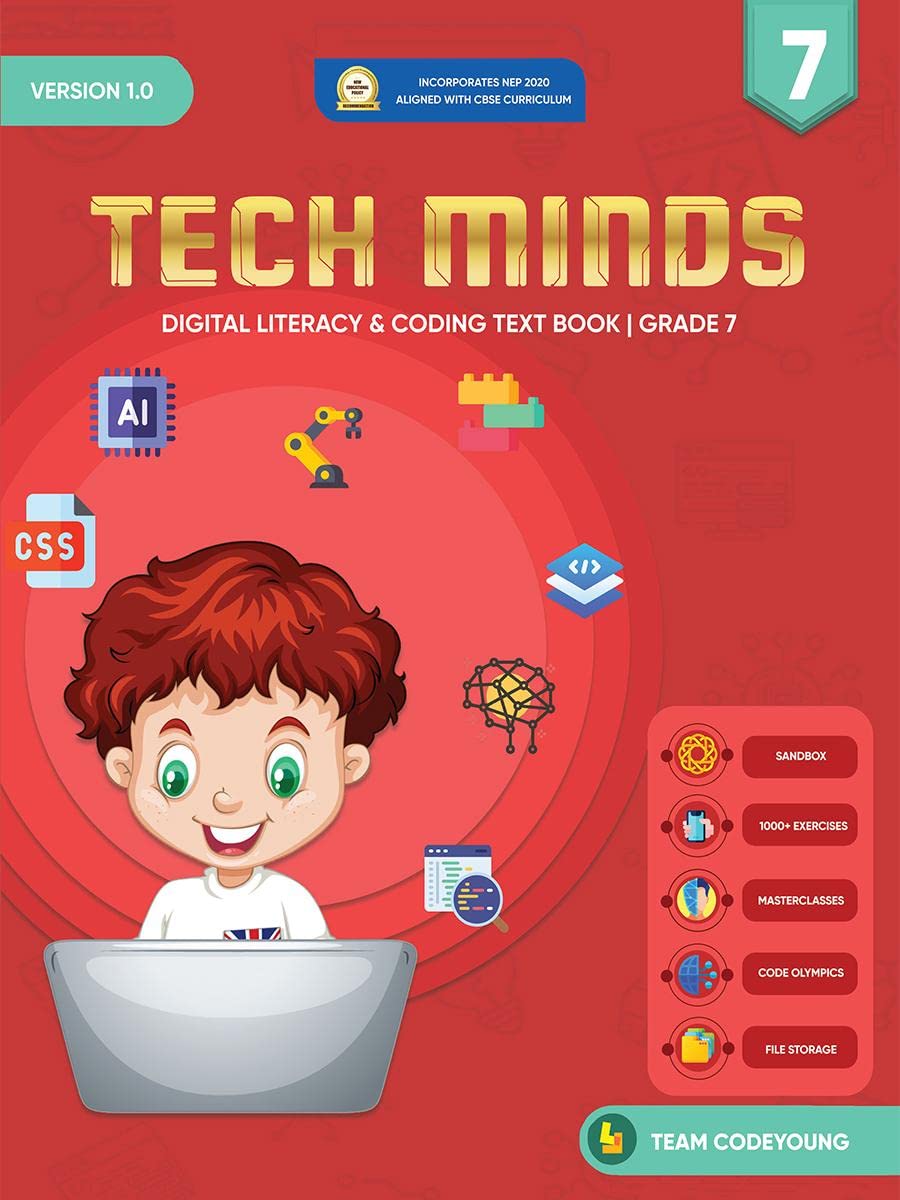 TECH MINDS Version 1.0 : DIGITAL LITERACY & CODING TEXT BOOK | GRADE 7 ...