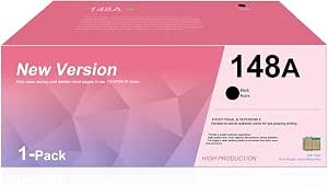 Amazon.com: with Chip 148A Black Toner Cartridge 1-Pack: Works with HP ...