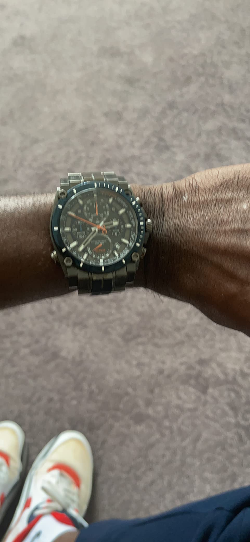 $83/mo - Finance Bulova Men's Precisionist Gray Ion-Plated Stainless ...