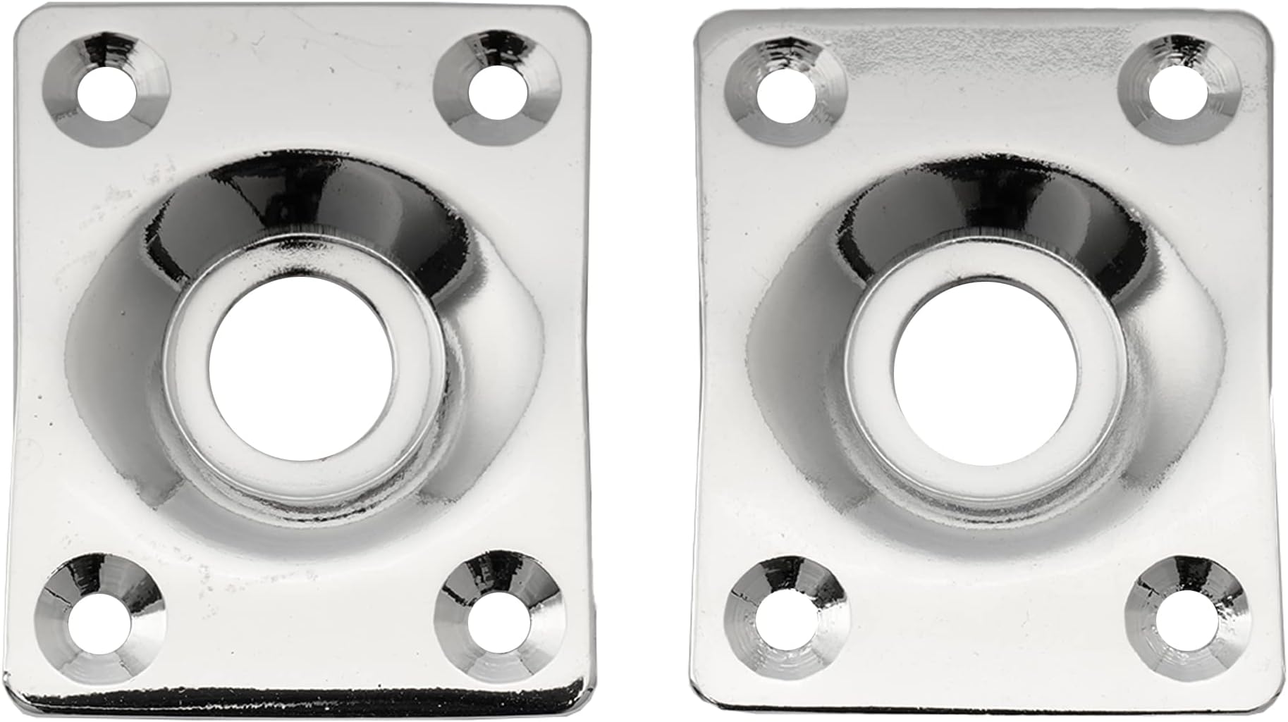 Amazon.com: harpfeas Metal 1/4 Output Jack Plate Input Jack Socket for ...