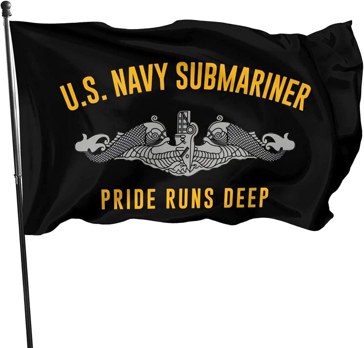 Amazon.com : Us-Navy-Submarine-Warfare Banner Flag for Outdoor Indoor ...