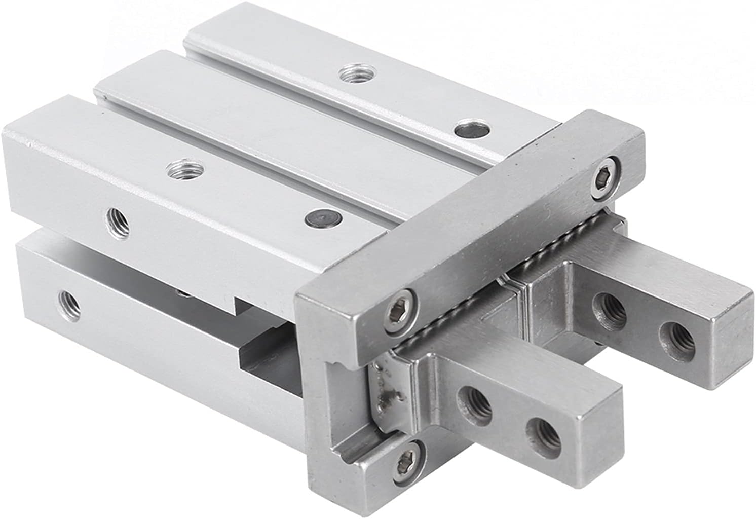 Amazon.com: Pneumatic Cylinder, Steel Pneumatic Finger Cylinder Double ...