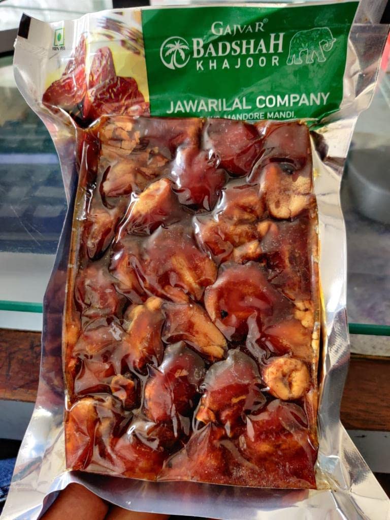 GAJVAR Badshah Khajoor | 500 Gram Pack Each | Pack Of 1 Kg, Fresh ...