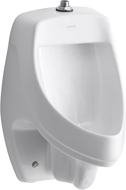 KOHLER K-5016-ET-0 Dexter Elongated Urinal, White - Amazon.com