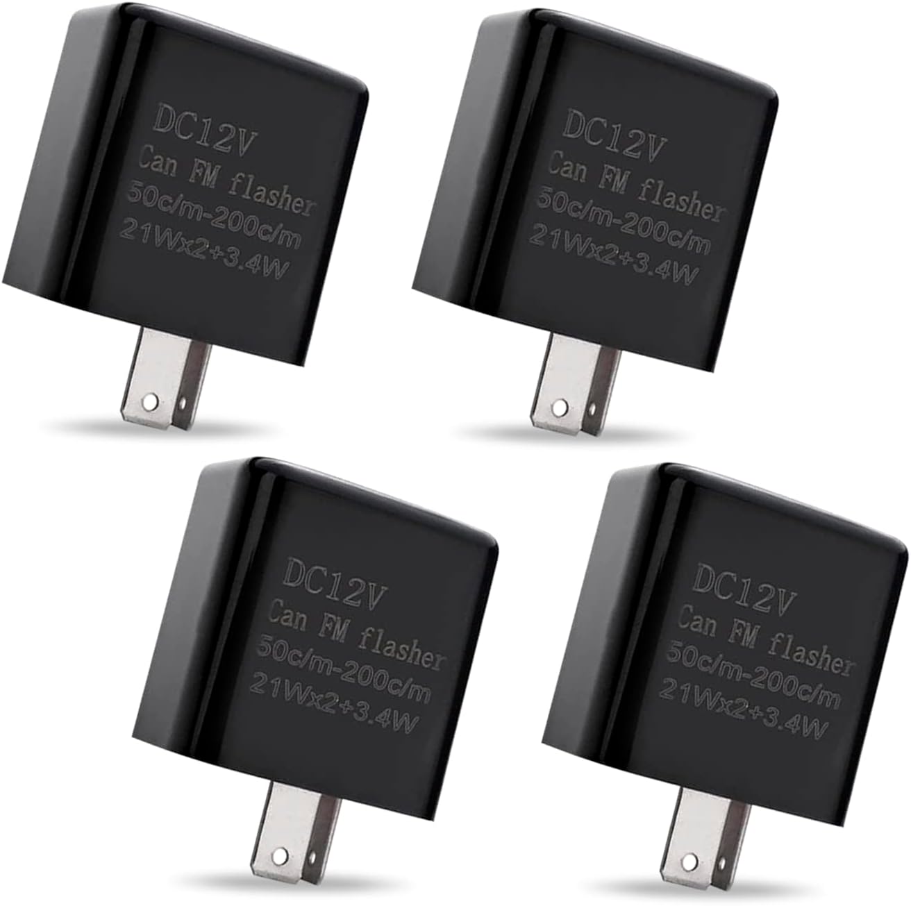 Amazon.com: 4 PCS LED Electronic Flasher Relay, 12V Speed Adjustable 2 ...