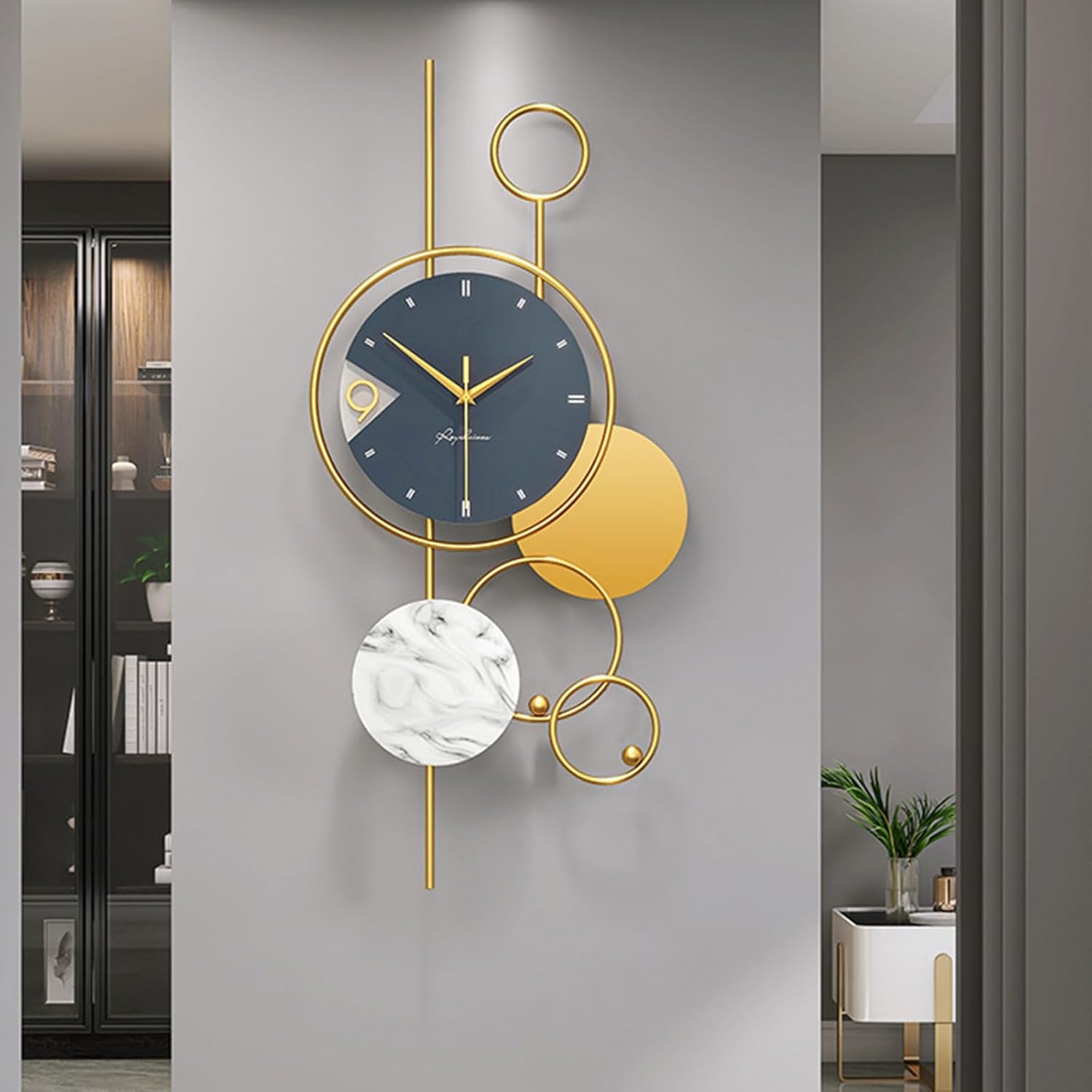 Amazon.com: IIFL Large Wall Clock Modern Wall Clocks for Living Room ...