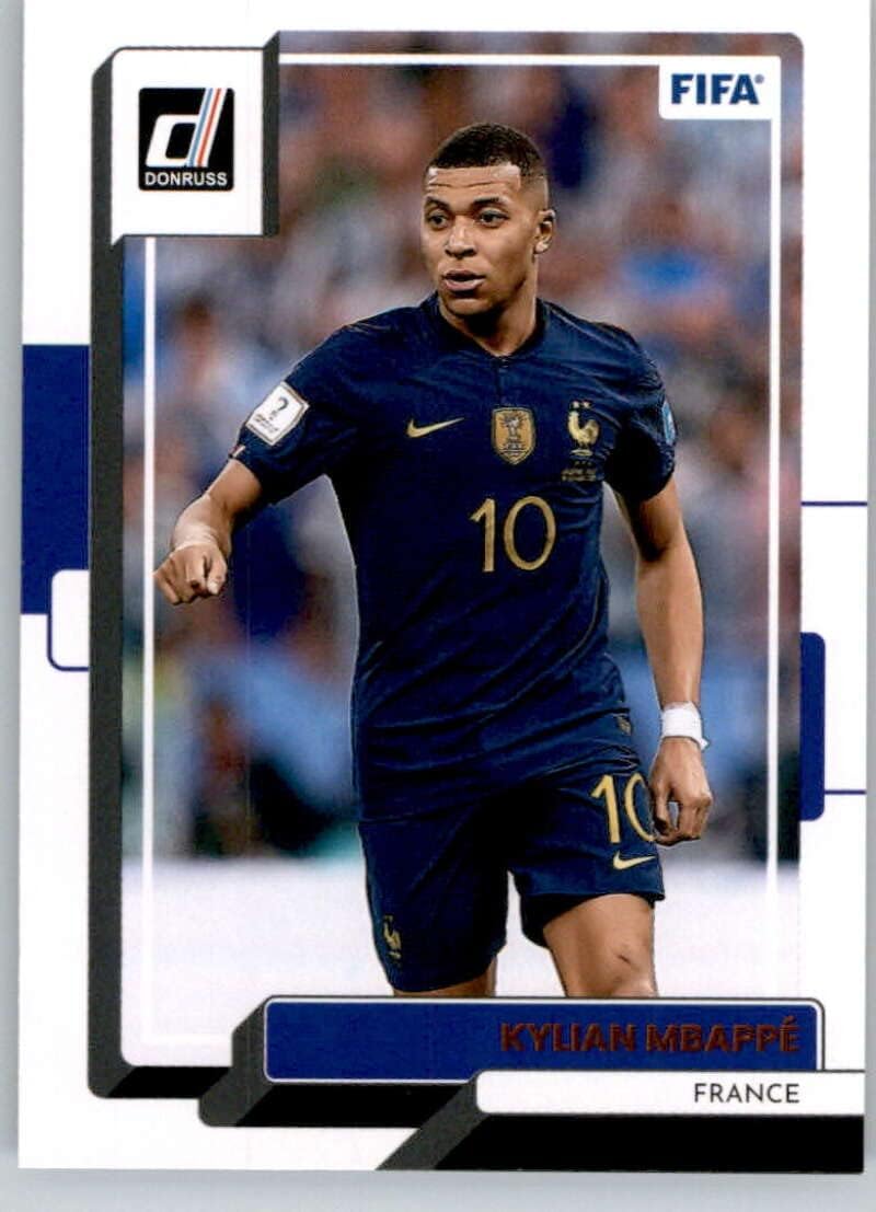 Amazon.com: 2022-23 Donruss FIFA #51 Kylian Mbappe France Official ...