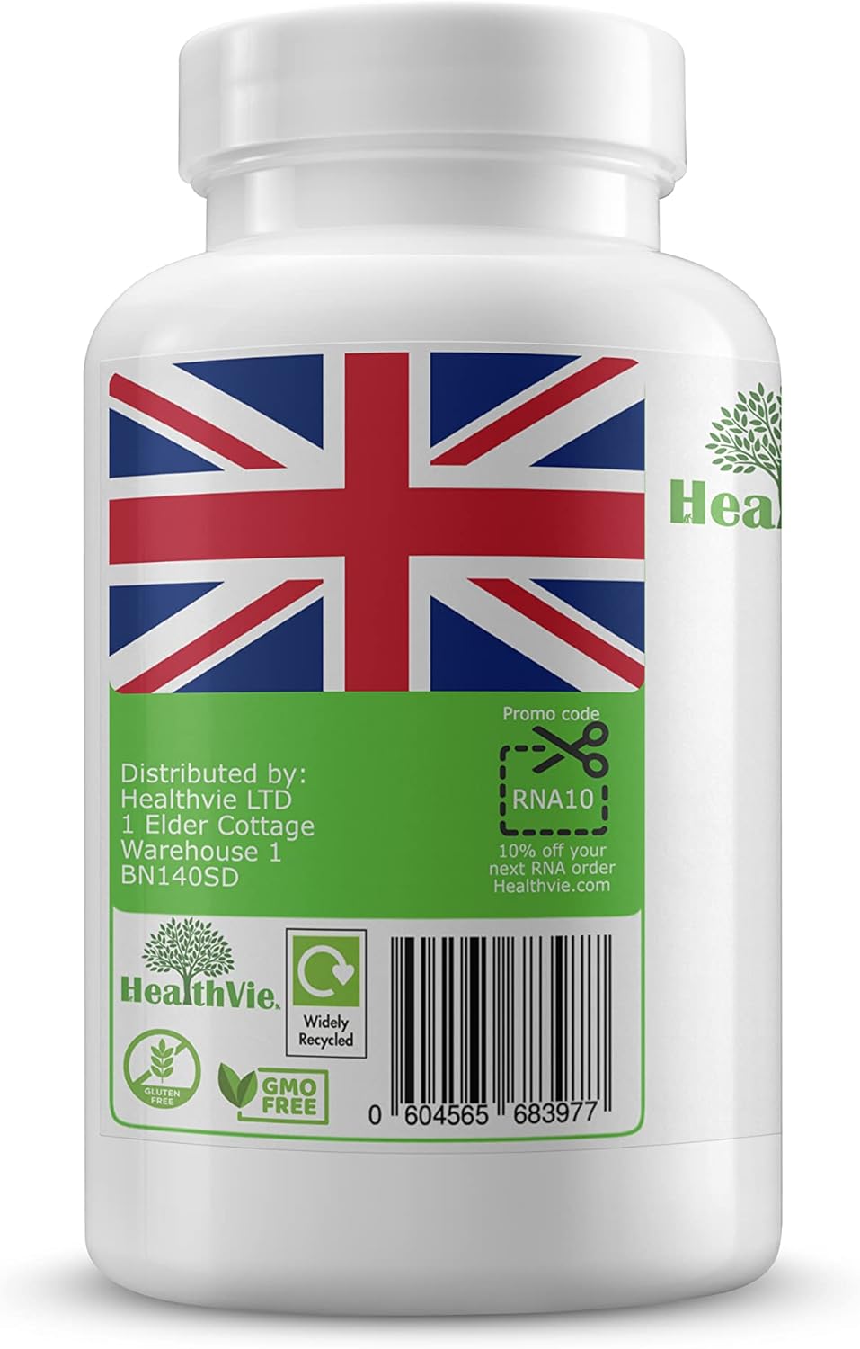 Healthvie RNA – Pure Ribonucleic Acid (RNA) Supplement 500mg 100 ...