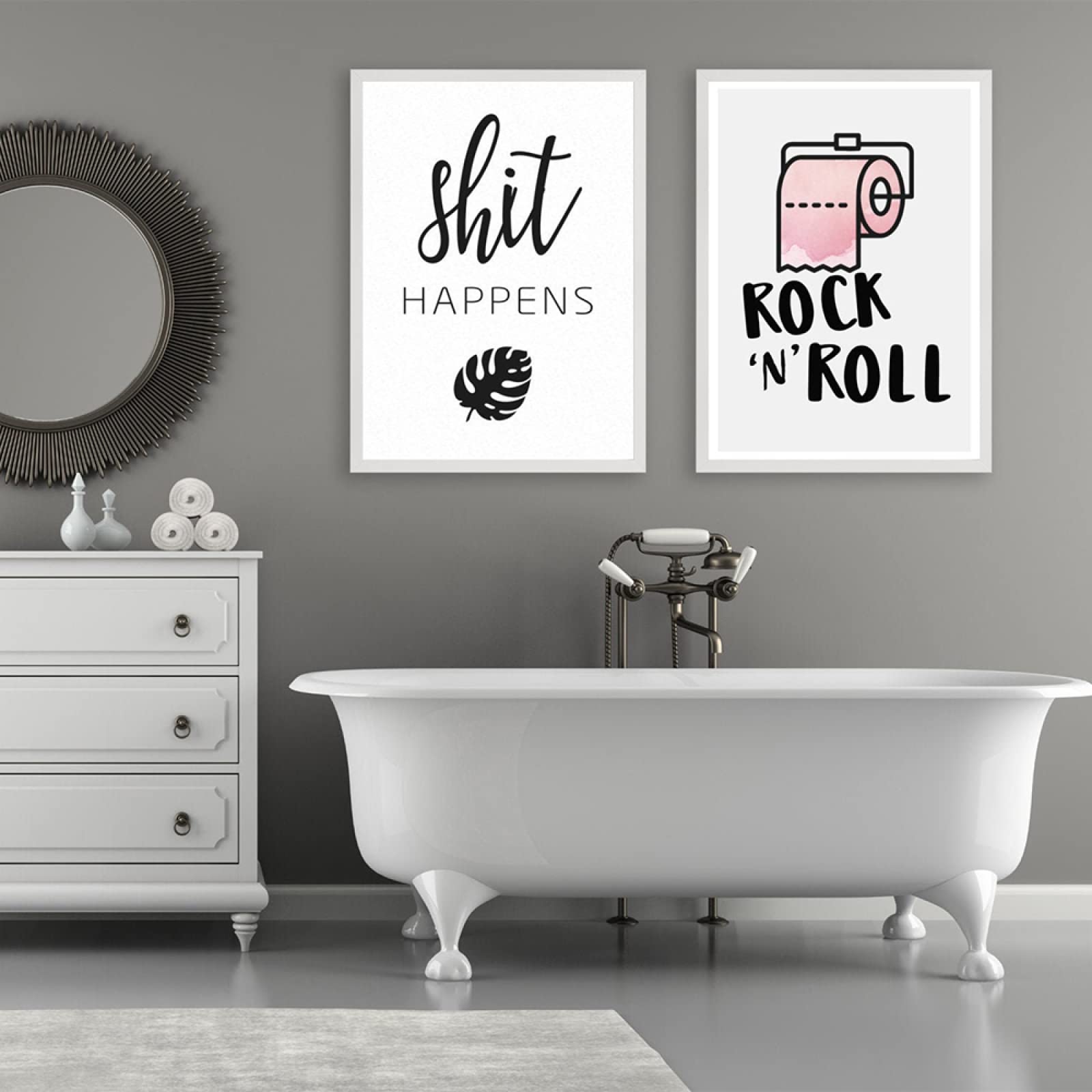 Rockabilly Bathroom Decor