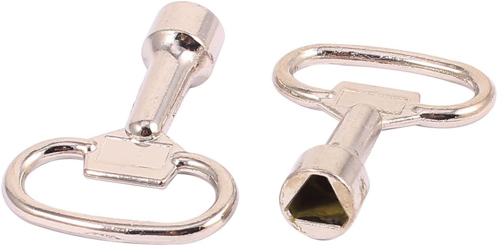 T Tulead Triangular Socket Key Triangle Cabinet Spanner Key Locks 2"×1. ...