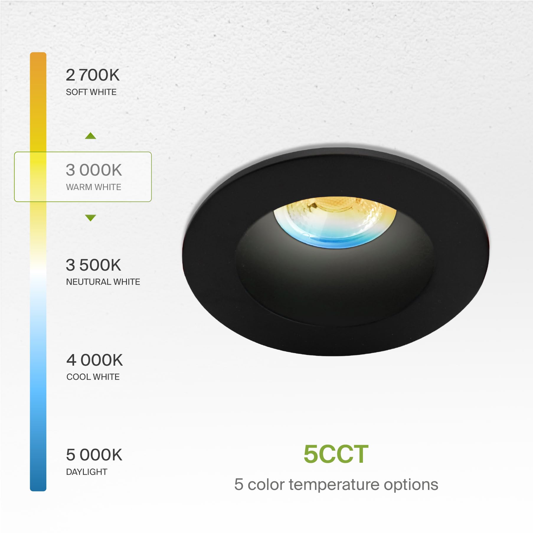 Snapklik.com : ASD 2 Inch LED Recessed Lighting, 15W 120V Round ...
