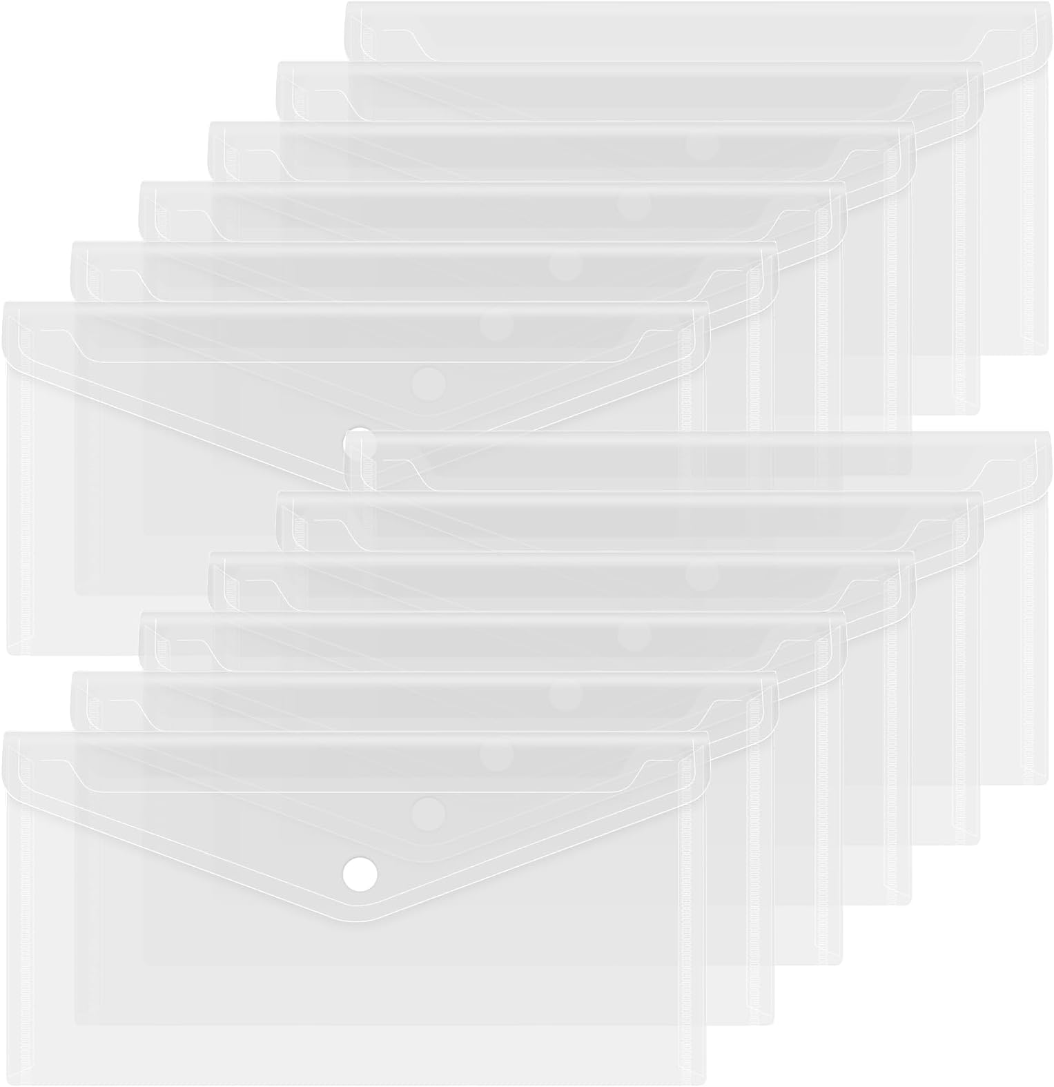 Amazon.com : GoodSing Clear Envelopes A6, 12 Pack Reusable Pouches with ...