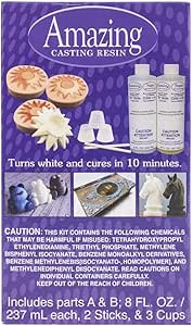 Amazon.com: Amazing Casting Resin Kit – Fast-Curing Resin for Mold ...