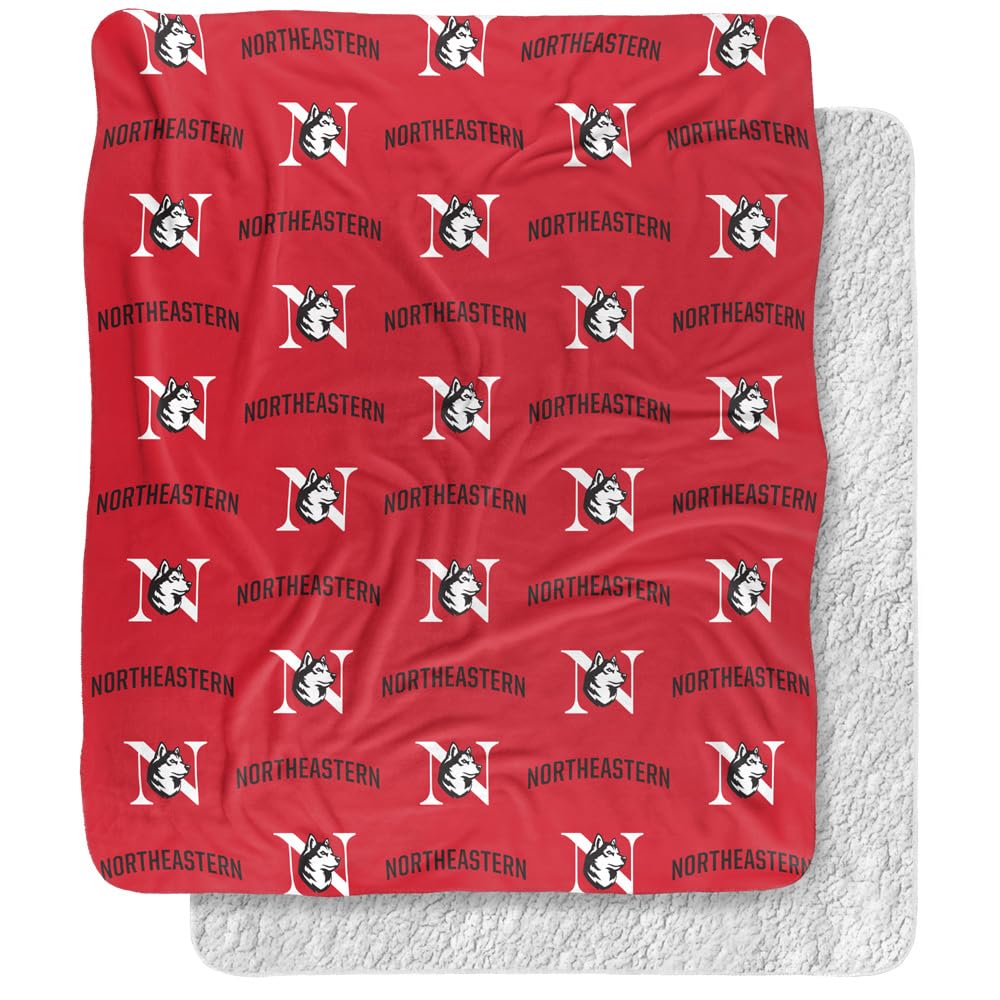 Amazon.com: Northeastern University Blanket, 50"x60" Logo Pattern Silky ...