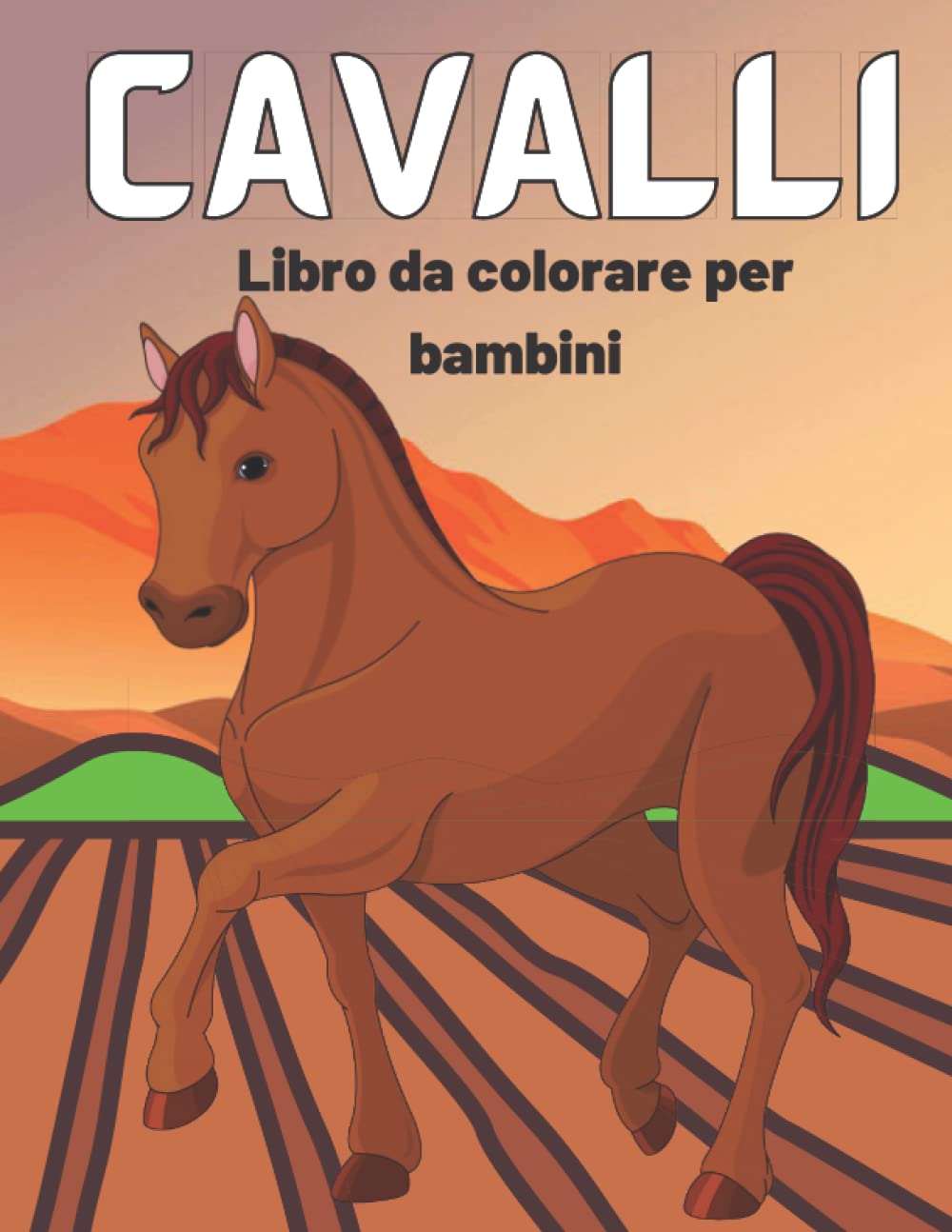 Cavalli Libro Da Colorare Per Bambini Libro Da Colorare Di | Desertcart GB