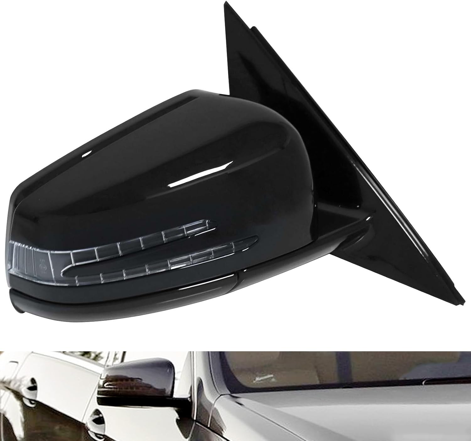 Amazon.com: MOFANS Passenger Side Door Mirror Assembly Fit for Mercedes ...