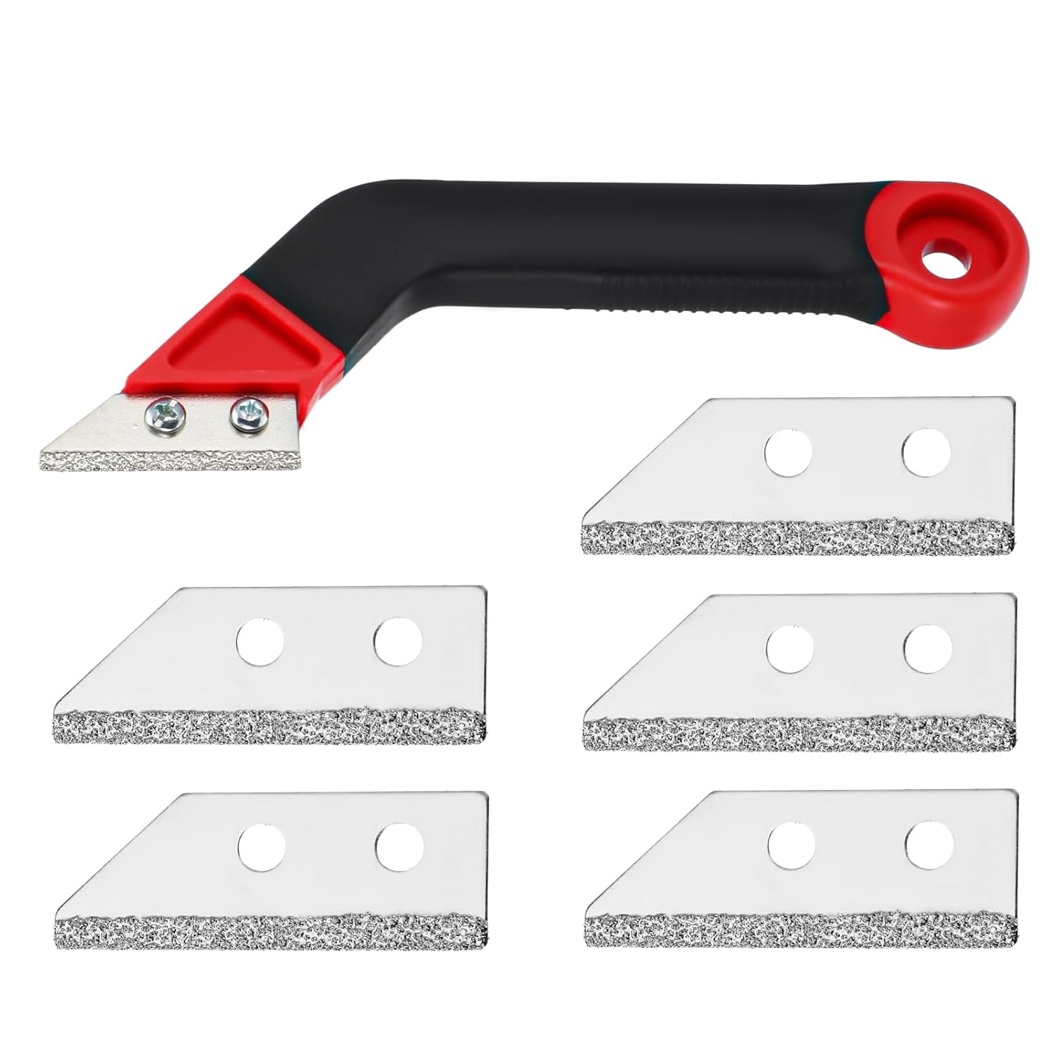 ElevateTech 5 Pcs Tile Grout Saw Angled Grout Scraping Rake Removal ...
