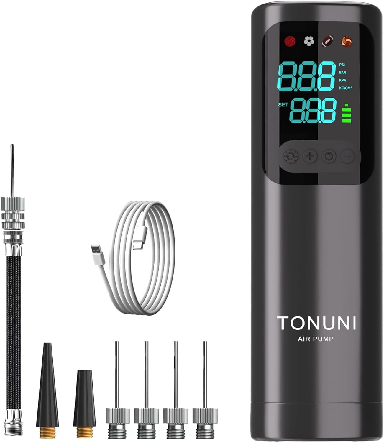 ROFVMILE Electric Ball Pump for Sports Portable Air Pumps with Precise ...