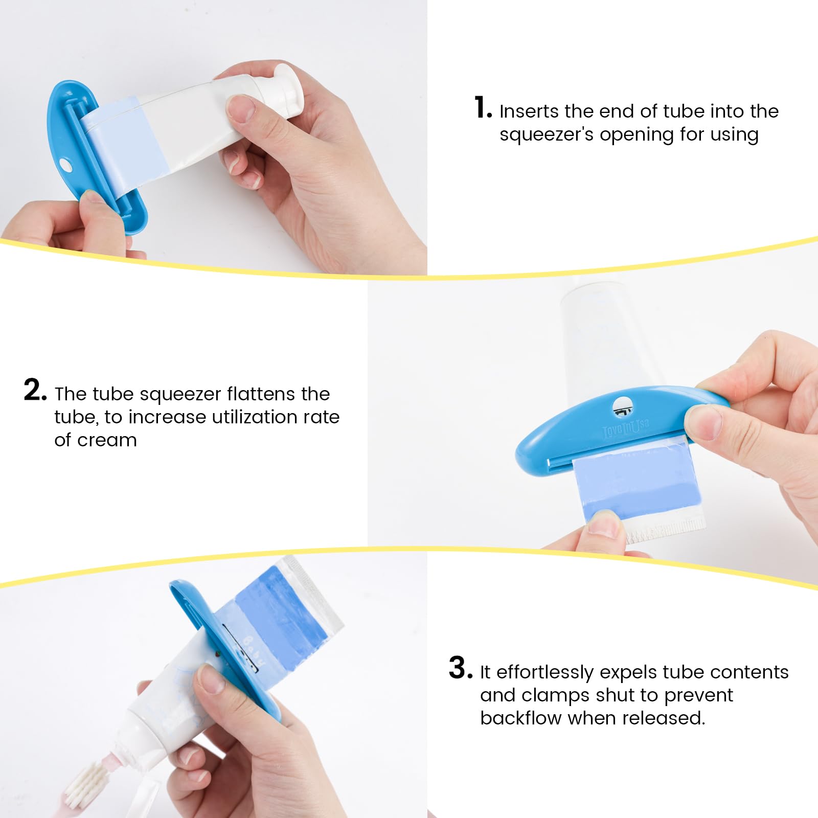 Snapklik.com : Toothpaste Squeezers Bulk, 12PCS Multicolor Toothpaste ...