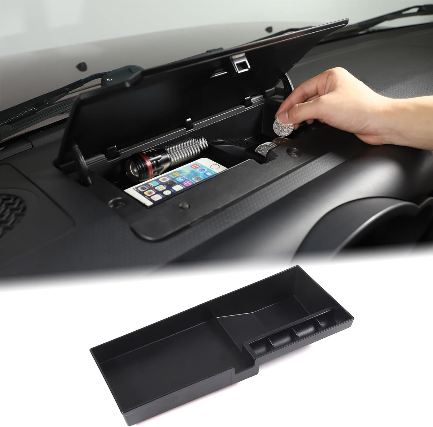 Amazon.com: Aunginsy Car Dashboard Storage Box Organizer Holder Tray ...