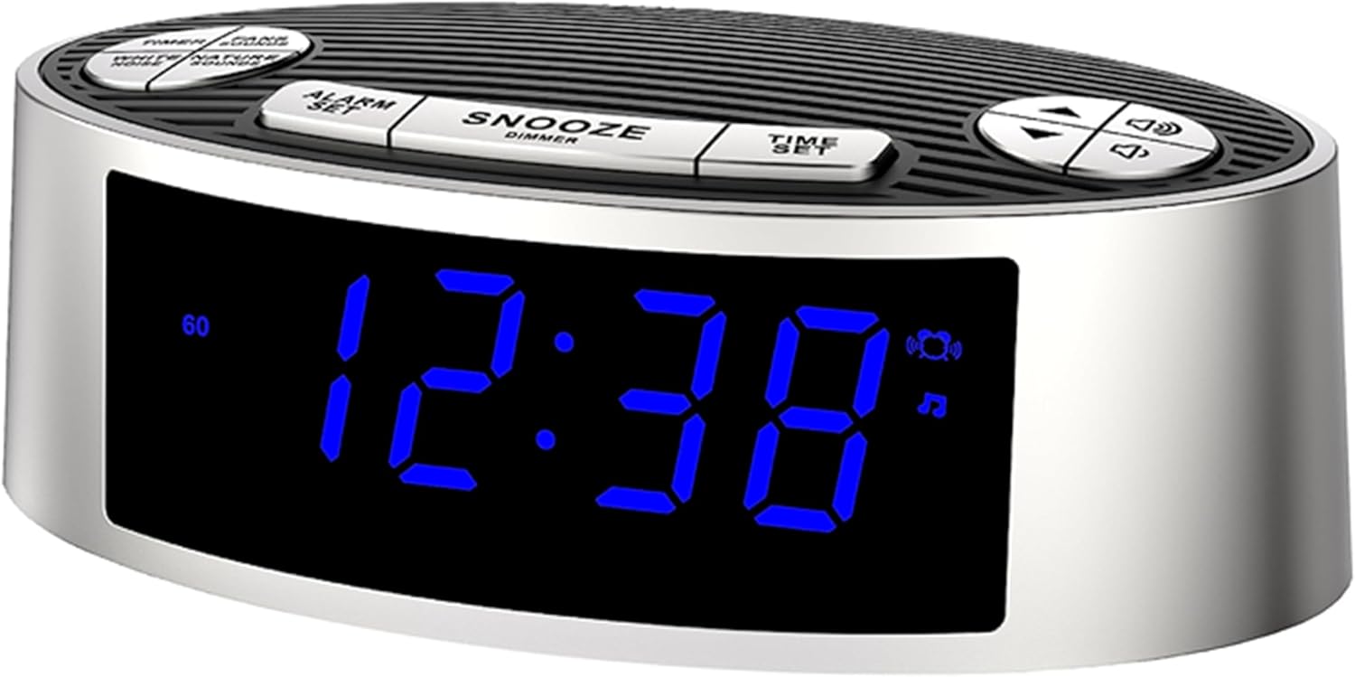 Amazon.com: White Noise Machine with Alarm Clock, 20 Soothing Sounds ...