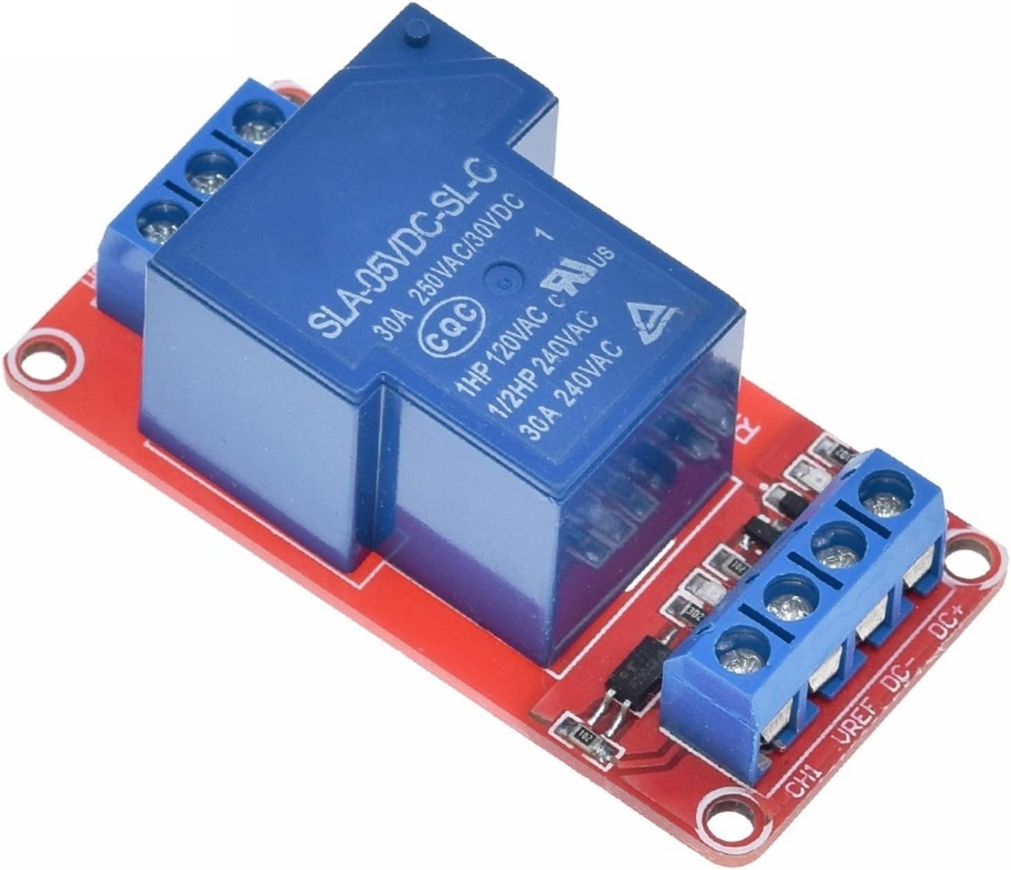 Amazon.com: SKEPPY 1Pcs 5V 30A Two-Way Isolation Relay Module High/Low Level Trigger 5V 30A 1 ...