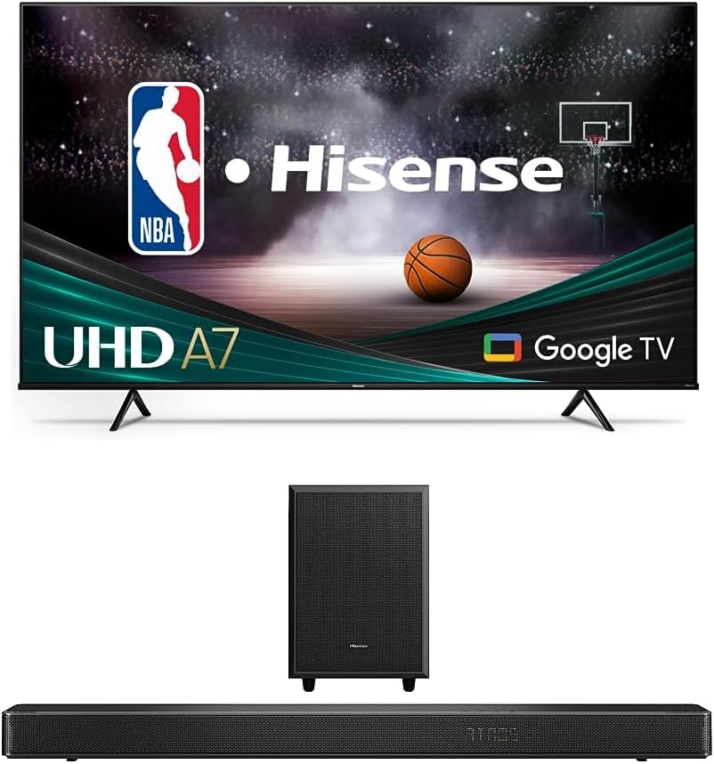 Amazon.com: Hisense 85-Inch Class A7 Series 4K UHD Dolby Vision HDR Smart Google TV with Alexa ...