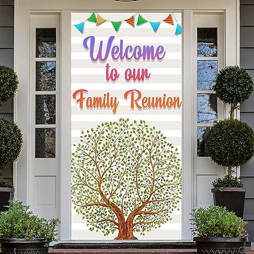 Amazon.com: Welcome to Our Family Reunion Banner Home Spring Family ...