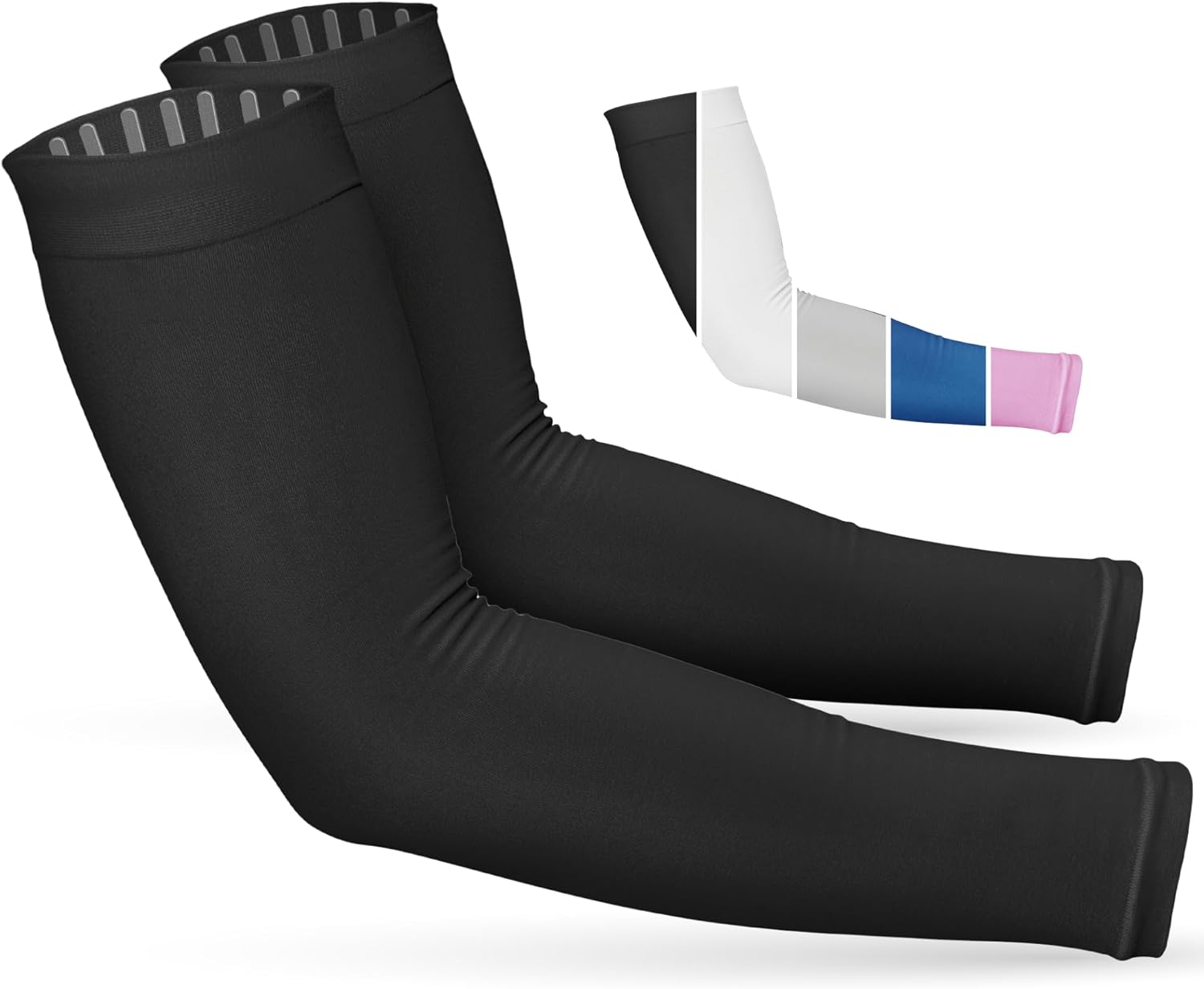 Amazon.com: SportsTrail Anti Slip Cooling Arm Sleeves for Men & Women ...