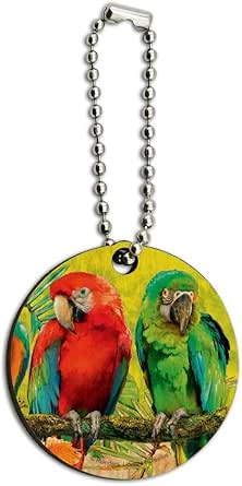 Amazon.com: GRAPHICS & MORE Colorful Tropical Rainforest Parrots Wood ...