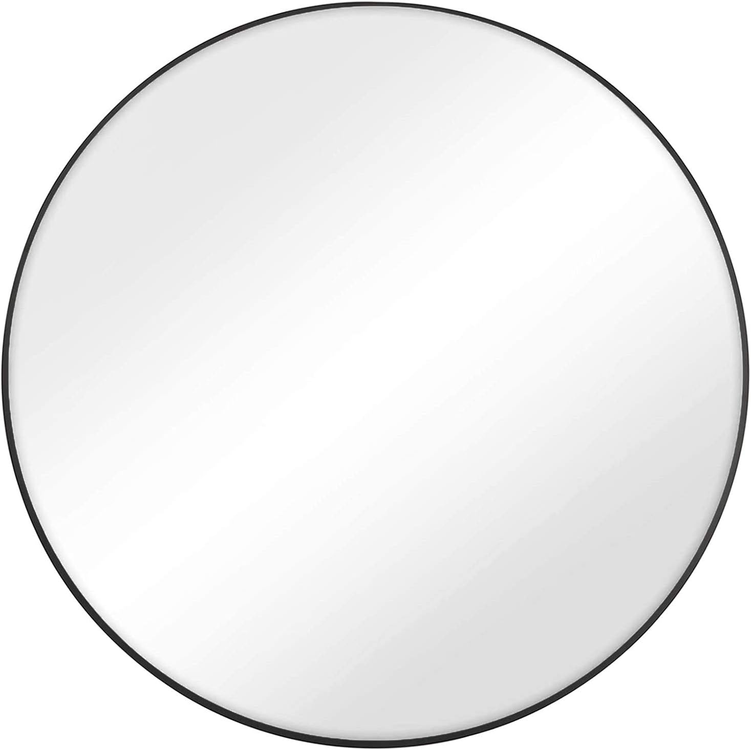 Amazon.com: SONGMICS Round Wall Mirror, Decorative Circle Mirror, 30 ...