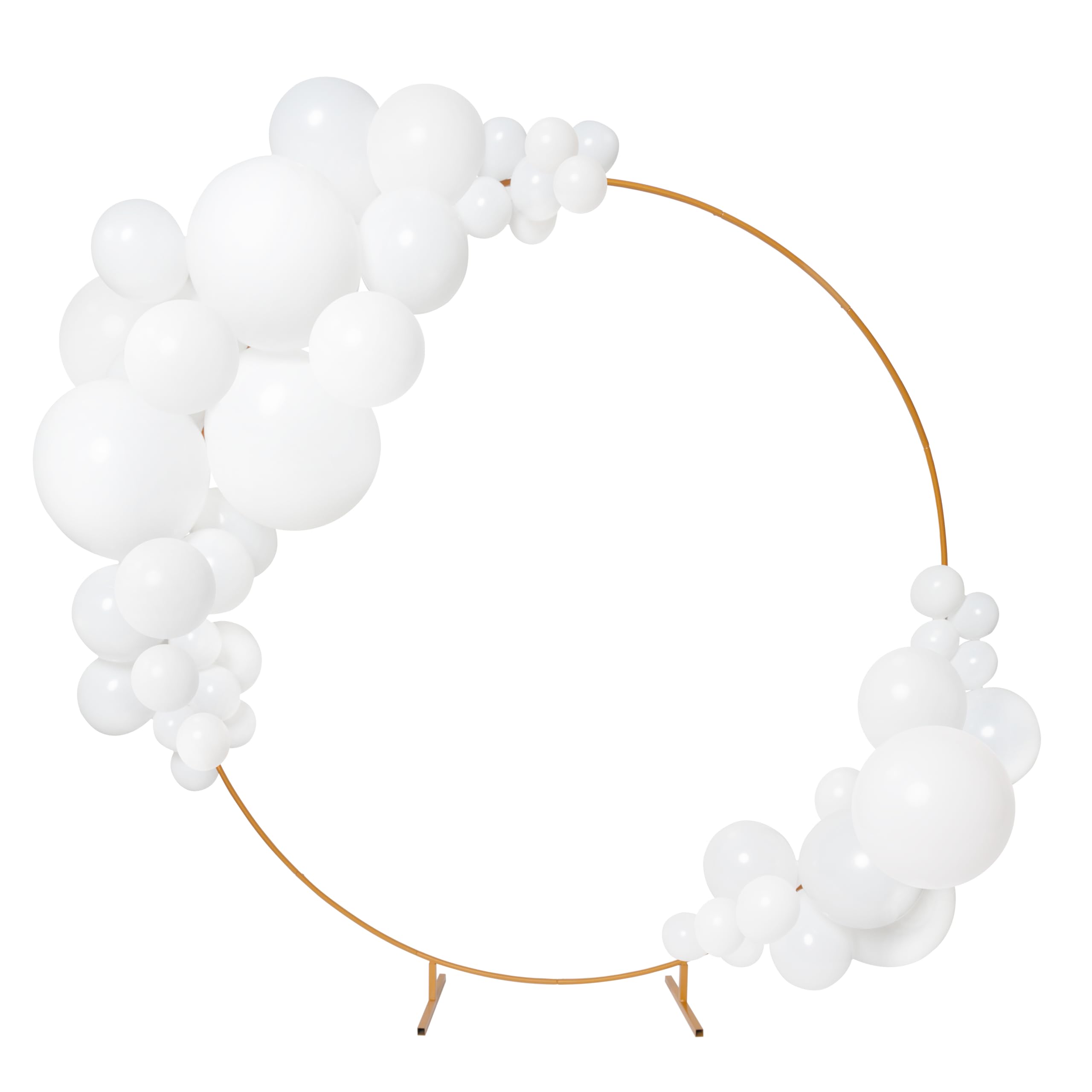 Amazon.com: 7.2 FT Round Backdrop Stand with Balloons Included ...