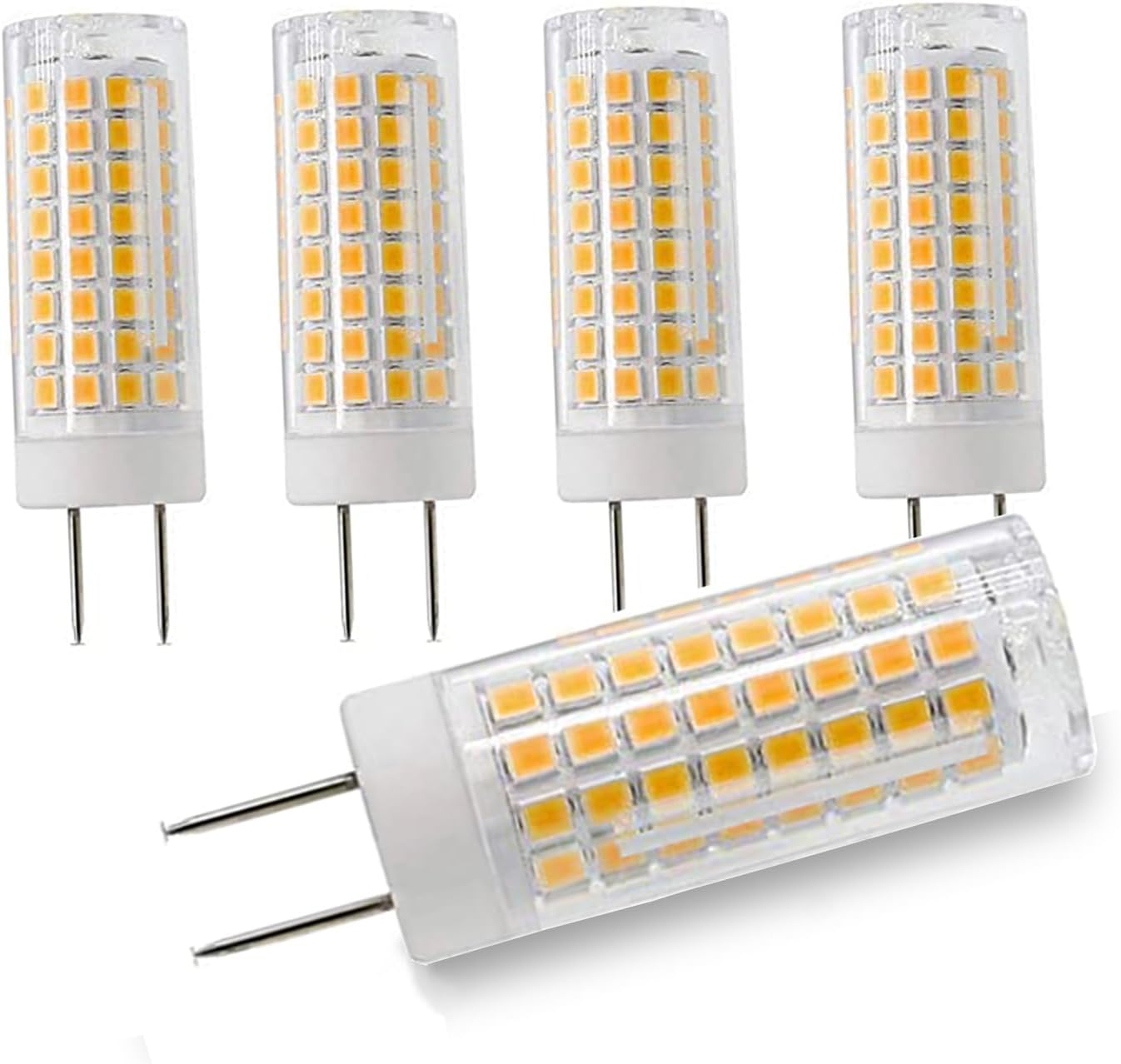 Makergroup GY6.35 LED Bulbs 120V, 35W Q35/GY6.35/CL/120V Halogen ...