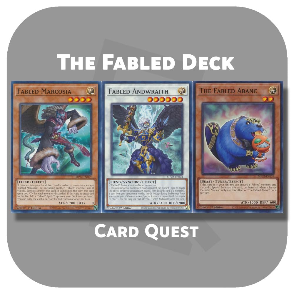 Amazon.com: Generic Complete Custom Deck for Yu-Gi-Oh! - The Fabled ...