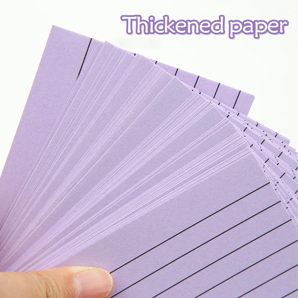Color Coded Flash Cards For Studying Assorted Colors Ruled Flash Cards ...