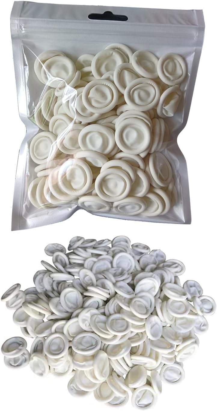 Amazon.com: Finger cots-100pcs,200pcs Latex Rubber Protect Finger, Anti ...
