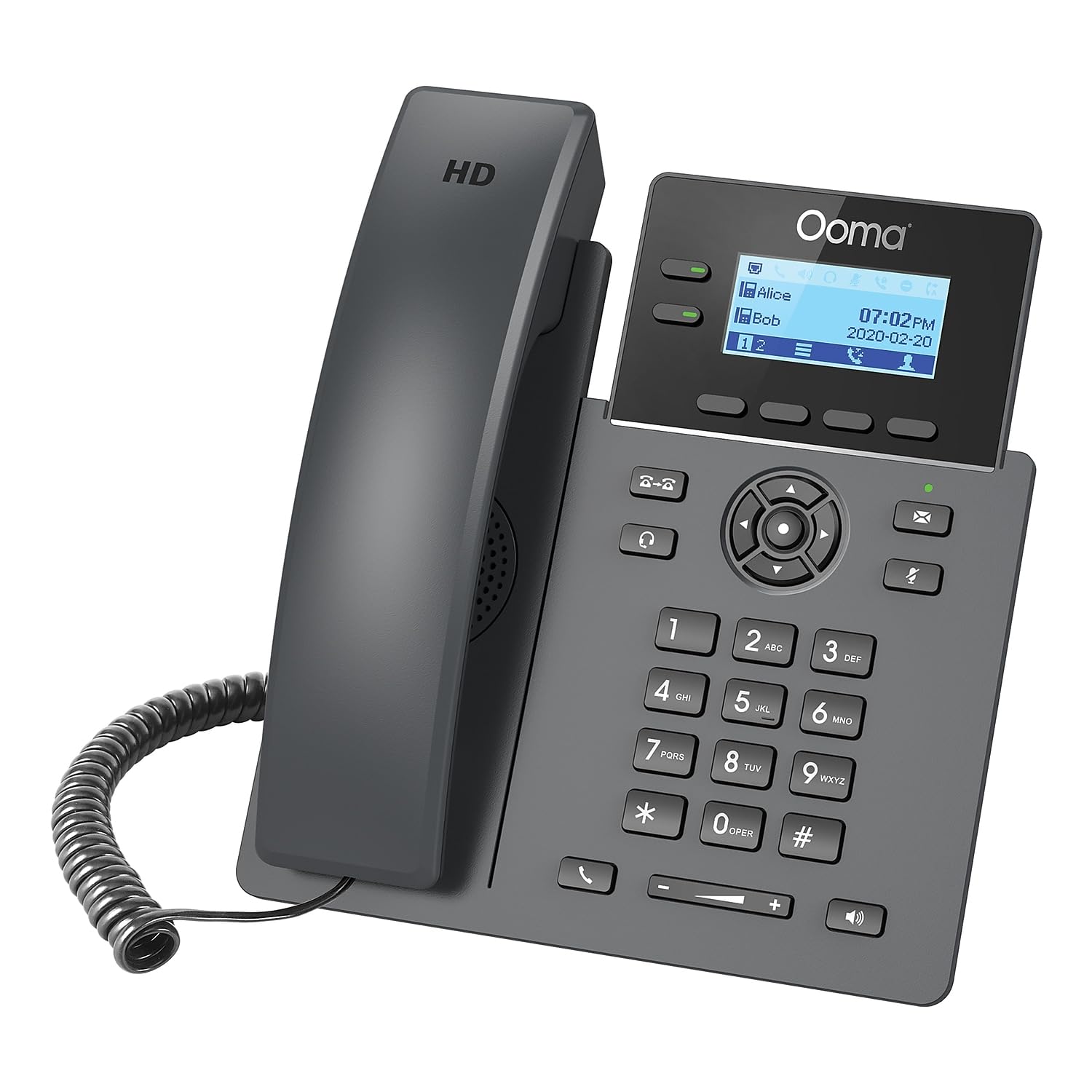 OOMA 2602W Wi-Fi IP Business IP Desk Phone. Works with OOMA Office ...