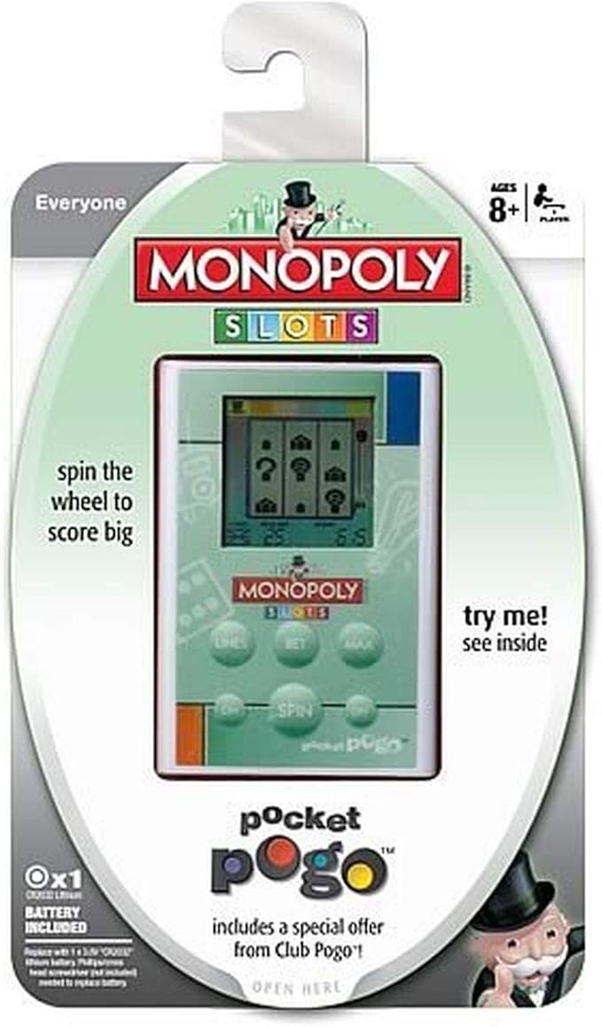 Pocket Pogo Monopoly Slots Game : Amazon.co.uk: Toys & Games