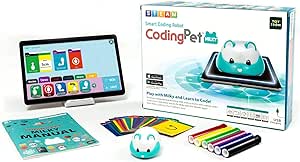 Amazon.com: Coding Pet Milky for 6 Ages and Up, 40+ Pieces, Screen-Free Coding Toy for Kids ...