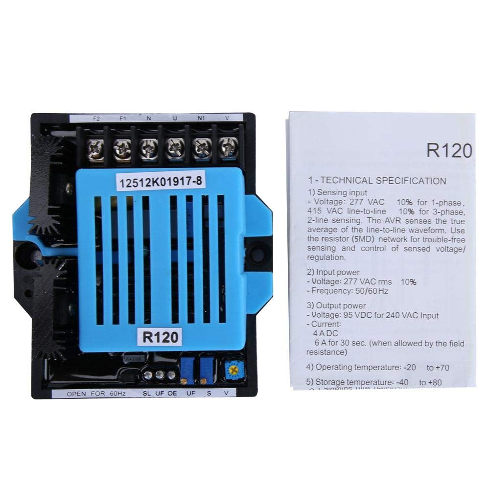Buy Automatic Voltage Regulator, 277V AC Single Phase R120 50/60Hz ...