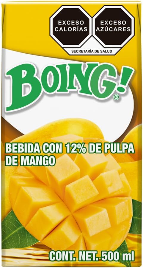 Boing Bebida de Pulpa de Mango 500mL : Amazon.com.mx: Alimentos y Bebidas