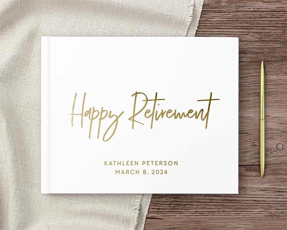 Amazon.com: Personalized Retirement Book Retirement Gift for Leaving ...