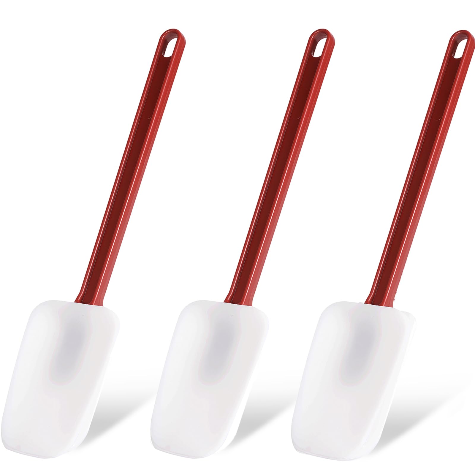 Amazon.com: Silicone Rubber Spatula and Spoon Rubber Spatula Set of 3 ...
