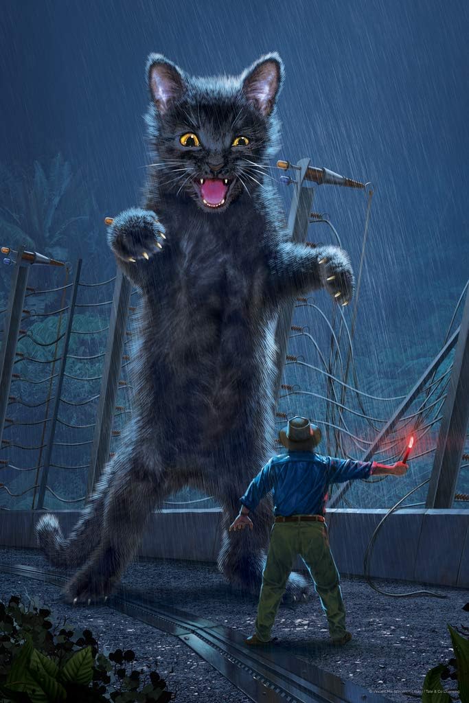 Amazon.com: Jurassic Kitty Dinosaur Cat by Vincent Hie Park Movie ...