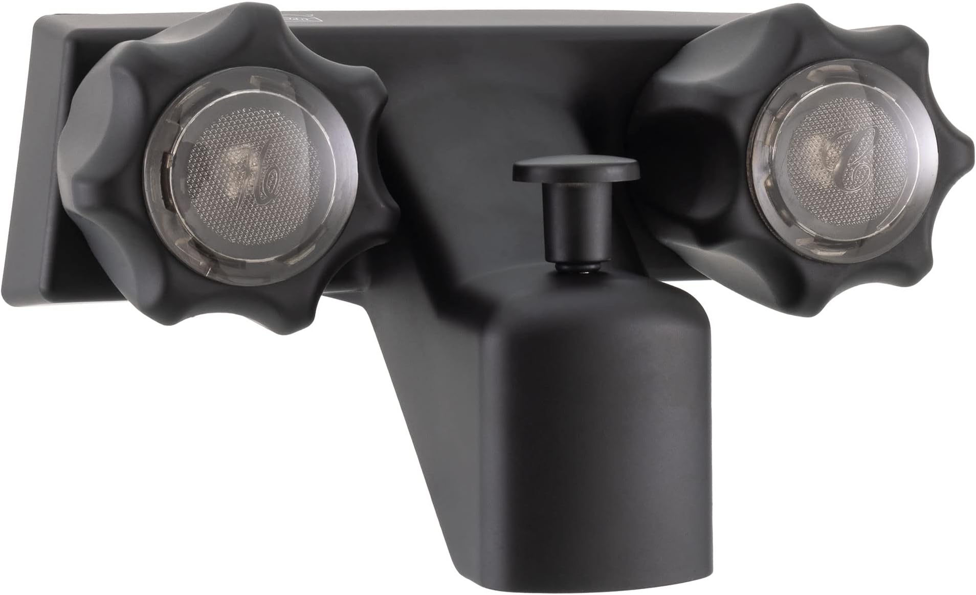 RecPro RV Tub Shower Faucet Diverter Valve with Twin Knobs | 4 Inch ...