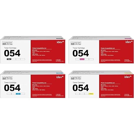 Canon Genuine Toner, Cartridge 054 Black (3024C001) 1 Pack Color ...