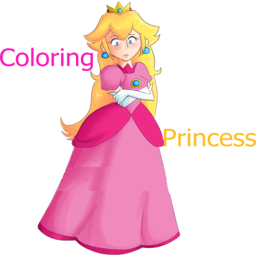 princess coloring : recolor coloring book ( free coloring ) - App on ...