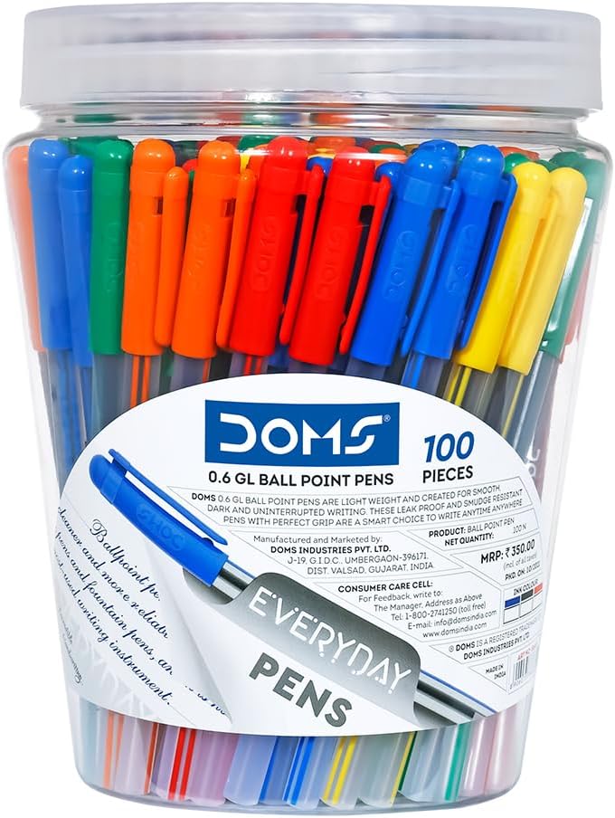 SSKR Pack of 12 Pcs Very Long Pens - 25 Cms Long | Blue Ink Ball Point ...